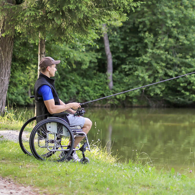 Fishing Rod Holder For Your Wheelchair | Power Mobility